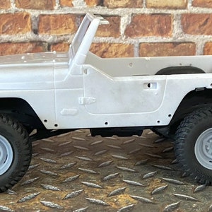 3D Printed 18-inch “off Road Steelies” Wheels W/ Mud Tires; Jeep, Resin ...