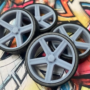 1/24 Resin: 26 Scale-inch “IROC” Style Model Car Wheels/tires, 3D Print ...