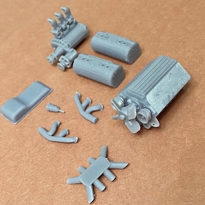 Resin Ford Flathead Engine W/ Ardun Heads and Triple Carbs for Scale ...