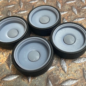 3D Printed 24 Scale-inch Smoothie Style Wheels for 1/24 1/25 Model Car ...