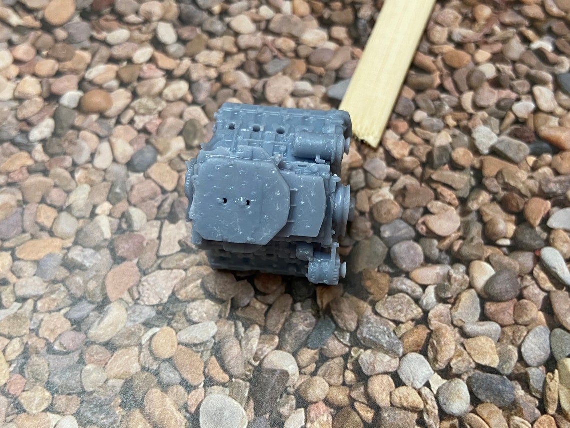 Resin Mustang GT500 Predator Engine, 760 HP, for Scale Model Cars, 1/24 ...