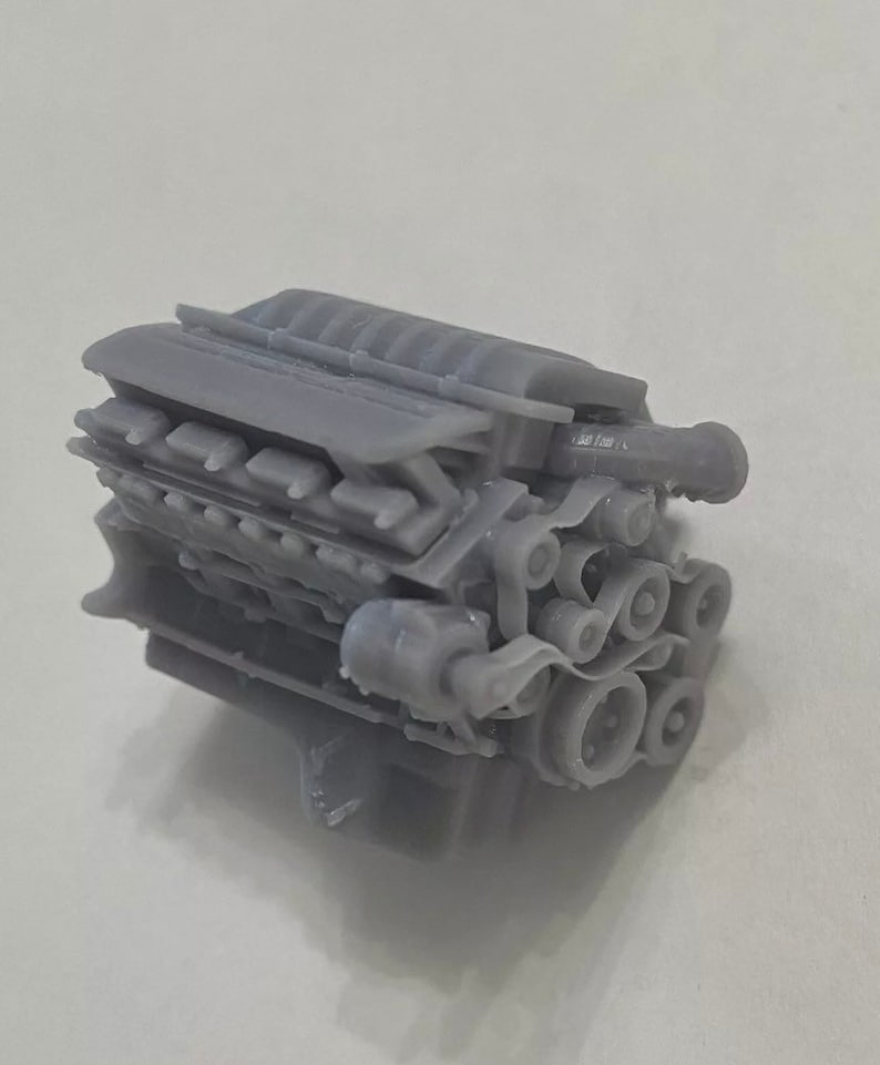 Resin 1/24 Hemi Hellcat Engine for Scale Model Cars,1/25, 3D Printed - Etsy