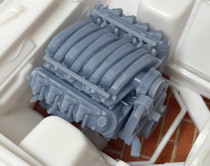 Resin 1/24 Chevy LS3 Engine for Scale Model Cars,1/25, 3D Printed - Etsy