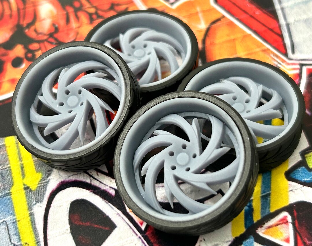1/24 Resin: 26 Scale-inch dubs Outbreak Model Car Wheels/tires - Etsy