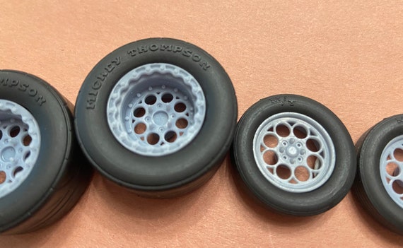 3D Printed Resin 17/15 Scale Inch Weld Magnum Drag Wheels With - Etsy