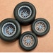 3D Printed 1/24 Scale, 26-inch Strada Retro 6 Model Car Wheels and ...