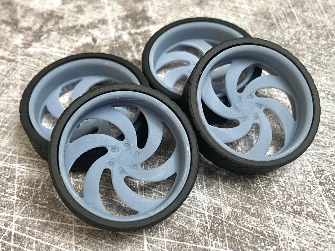 3D Printed 1/24 Scale 26-inch Strada Retro 6 Model Car Wheels - Etsy