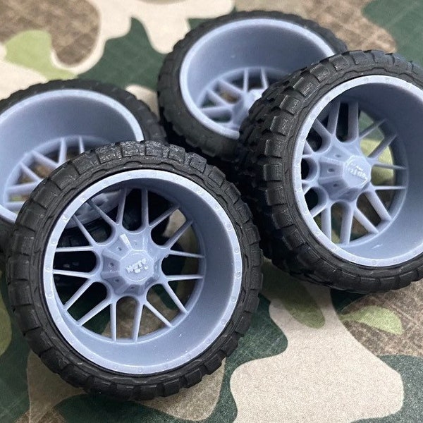 1/25 Scale Model Car Wheels and Tires - Etsy