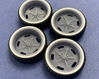 3D Printed Wheels for 1/25 Scale Model Forgi Cra Starz - Etsy