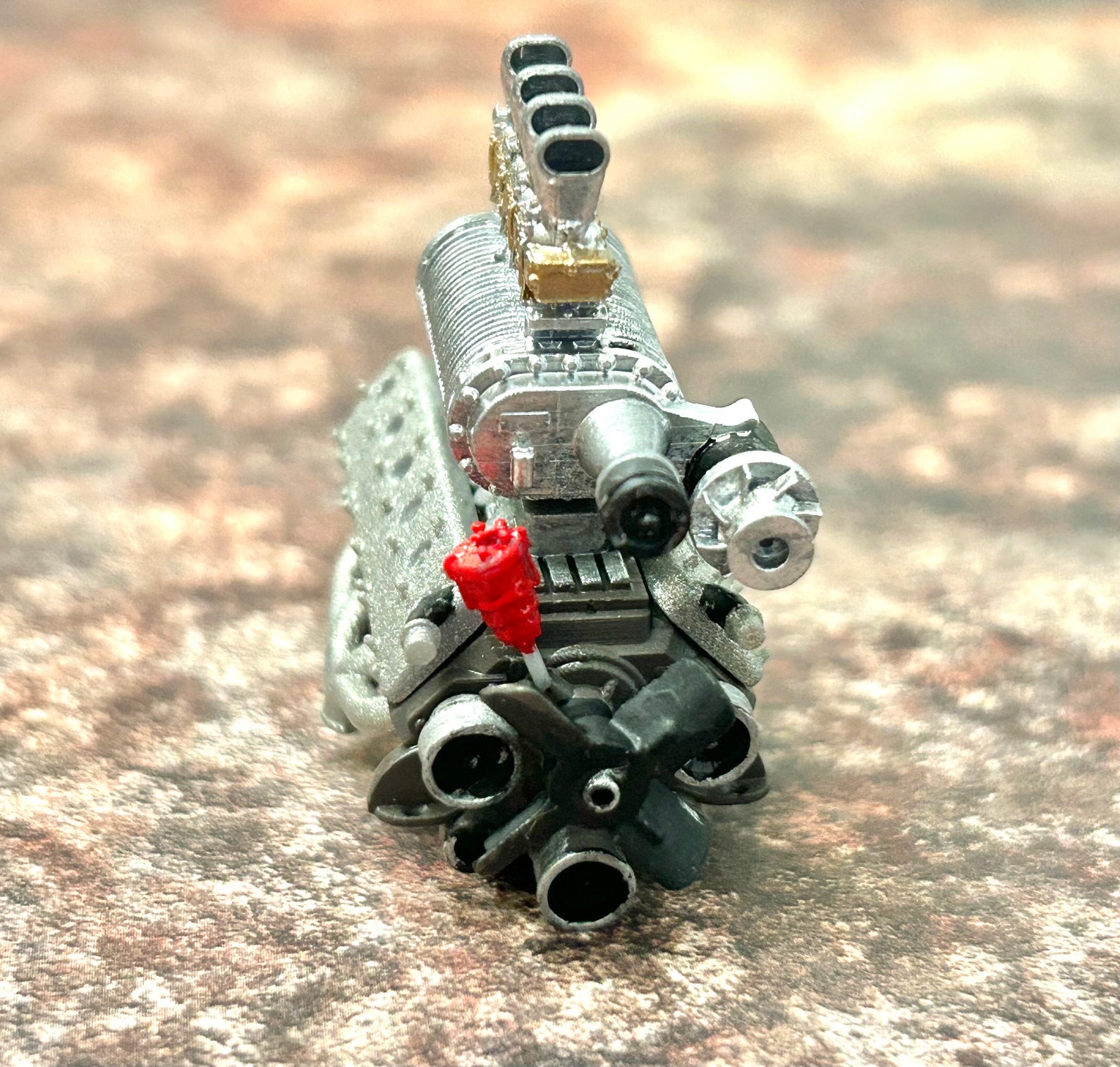 3D Printed Supercharged V12 Flathead Engine for Scale Model Cars, 1/24 ...