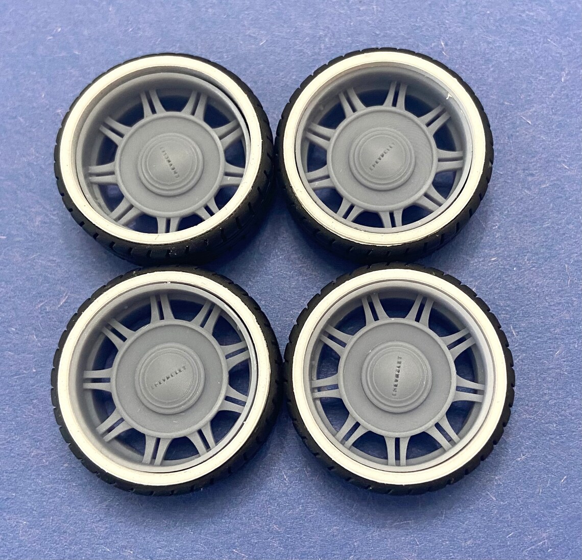3D Printed 22 Scale Inch Chevy Restomod Wheels and Whitewall | Etsy