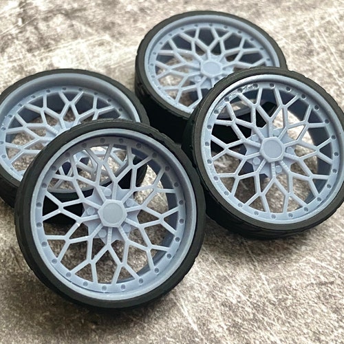 3D Printed Wheels for 1/25 Scale Model Vossen Er-a - Etsy