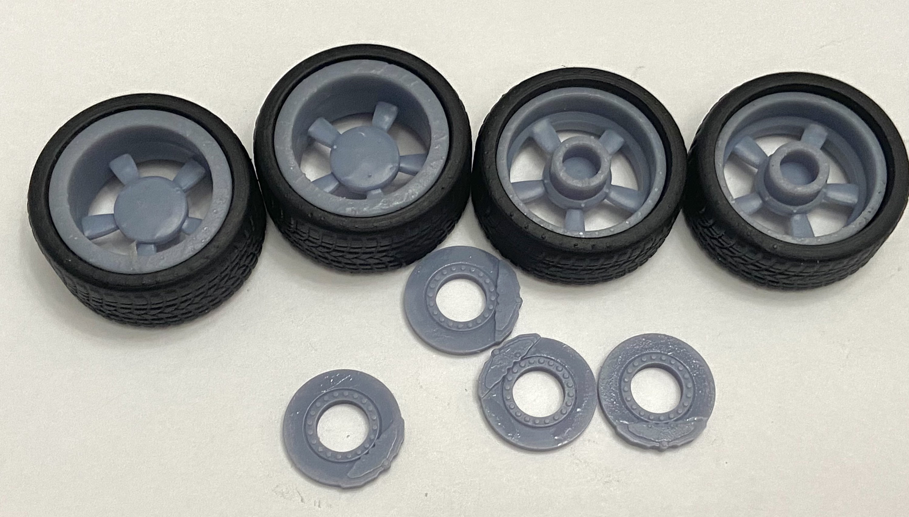 Staggered offset or Kustom wide rears. Hot Rod 3D printed 21 scale-inch ...