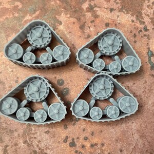 3D Printed Tank Track Wheels for Model Car, Jeep,midsize Truck, 1/24 ...