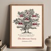 Printable Love Family Tree Wedding Gift Engagement Gift, Anniversary ...