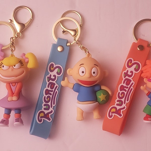 Cartoon Character Keychain - Etsy