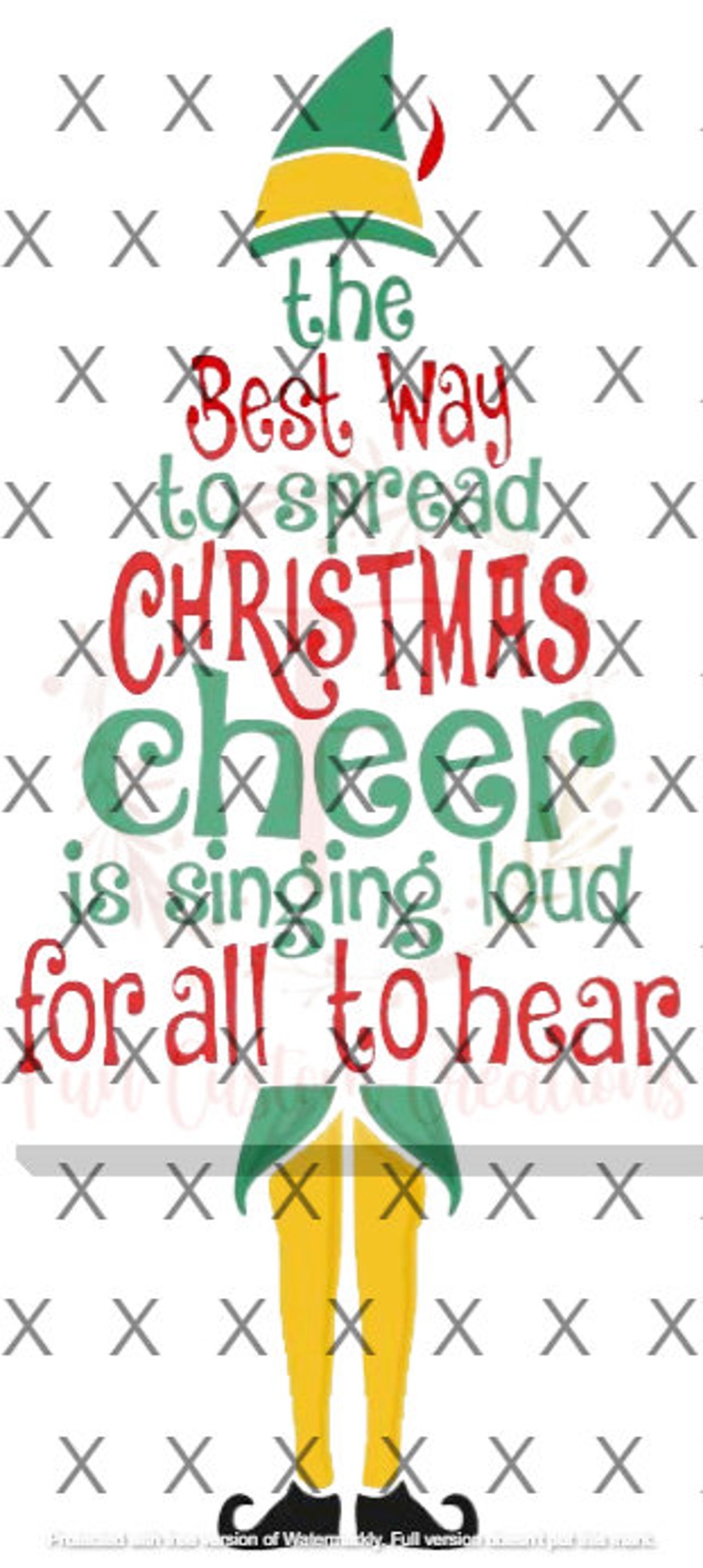 Elf the Best Way to Spread Christmas Cheer is Singing Aloud for All to ...