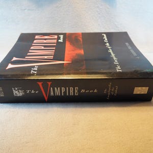 The Vampire Book - Encyclopedia of the Undead - Large Paperback Vintage ...