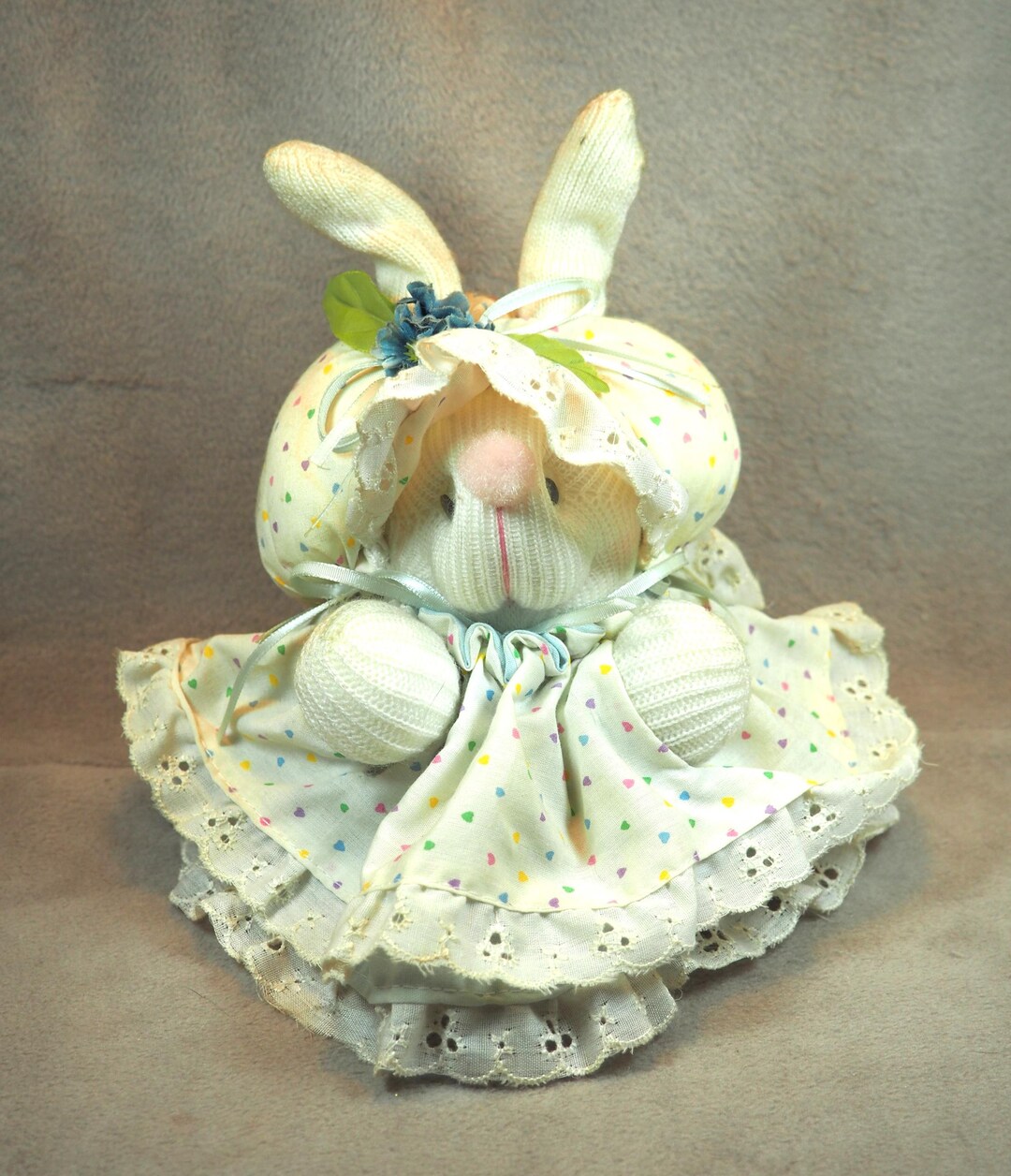 Plush Sock Bunny - Wittle Wabbits Vintage Collectible 1978 - Etsy
