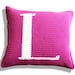 Letter L Crochet Pillow Pattern, Monogram Initial Pillow - Etsy