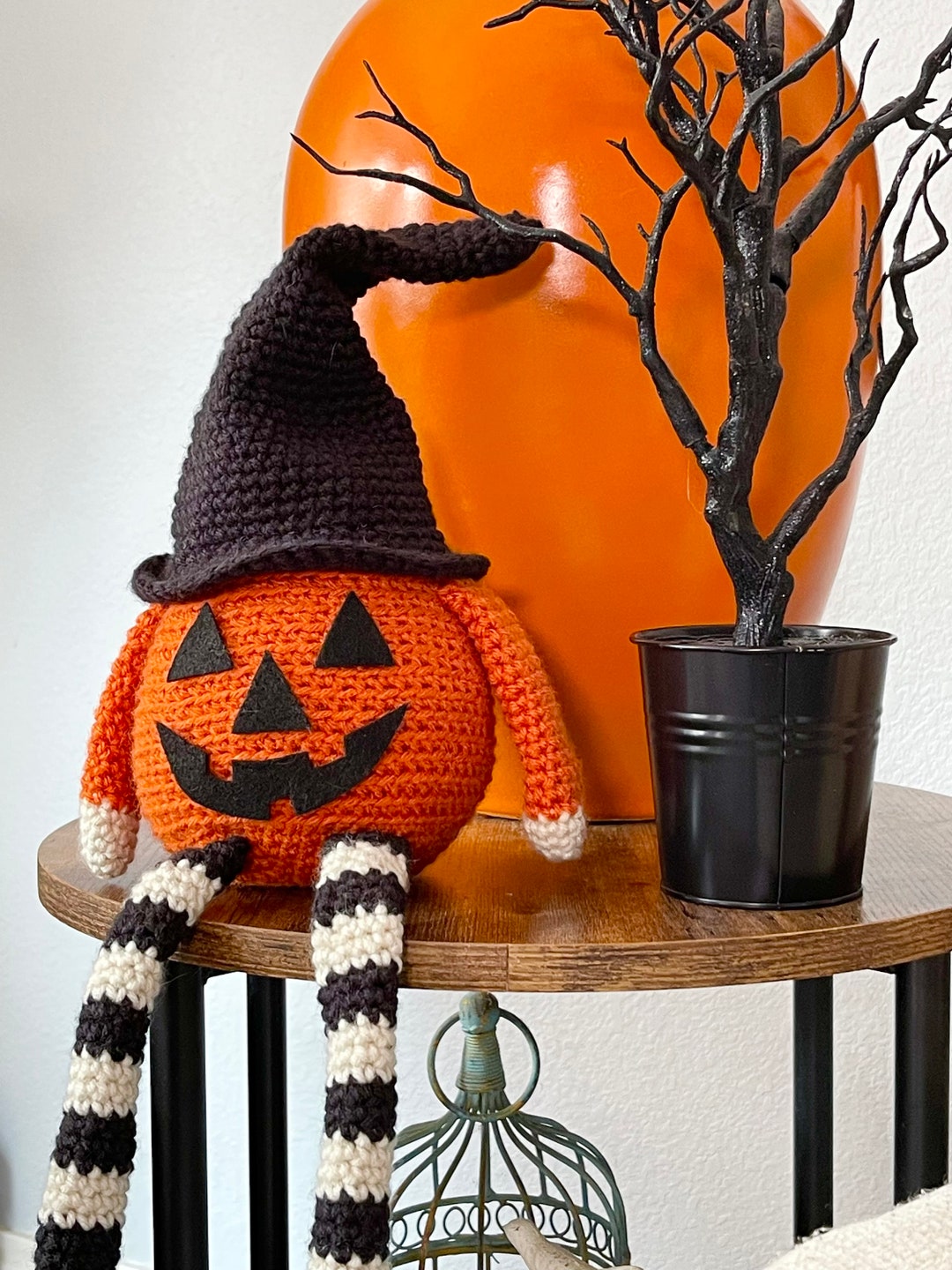 Pumpkin Jack Crochet Pattern, Halloween Decor, Amigurumi - Etsy