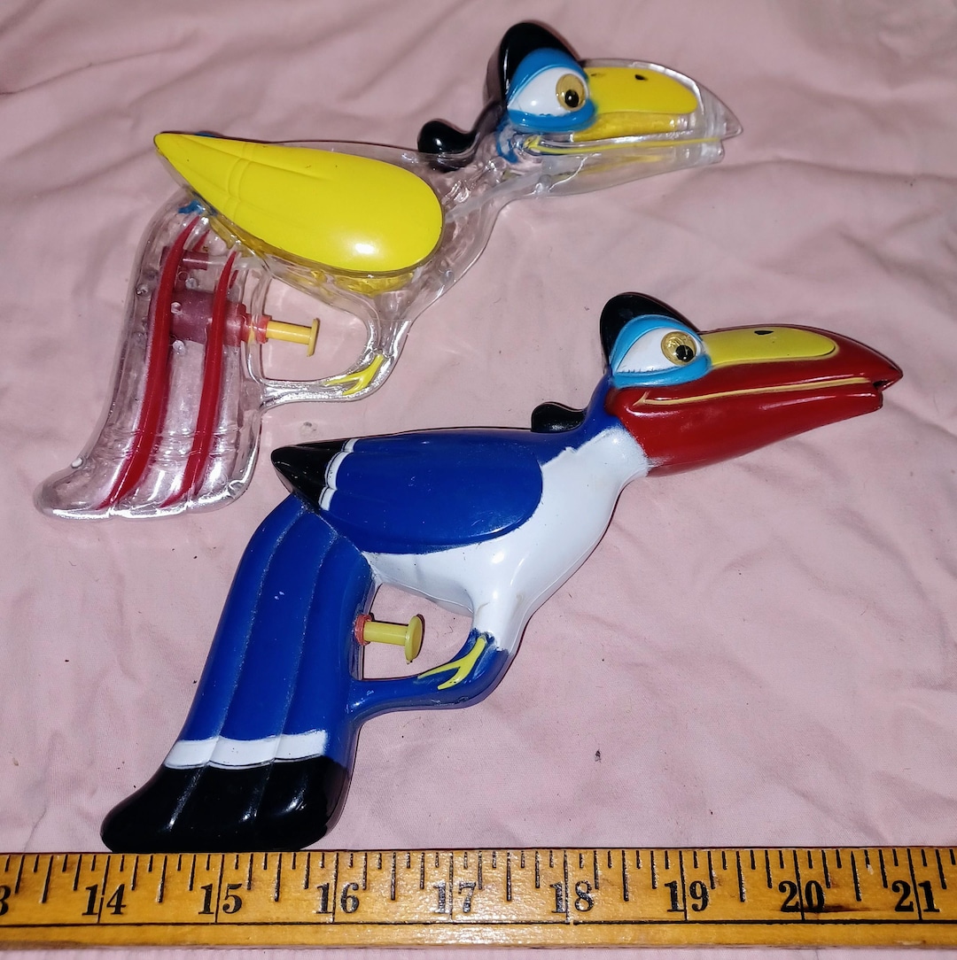 Squirt Guns Collectible TOUCAN Figure Shaped Water Guns Rare ...
