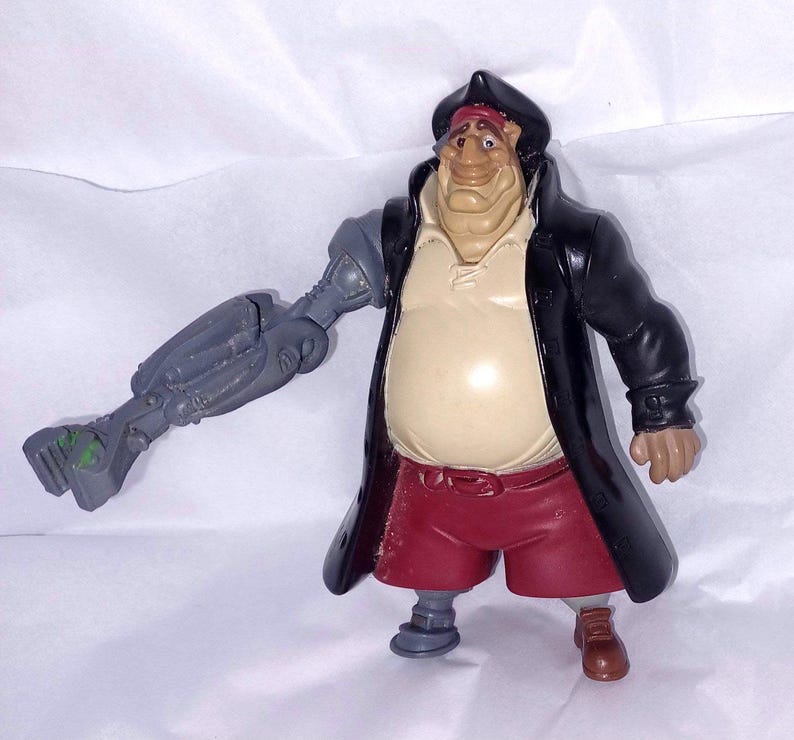 Cyborg John Silver Treasure Planet Action Figure 2002 Mcdonald's Toy ...