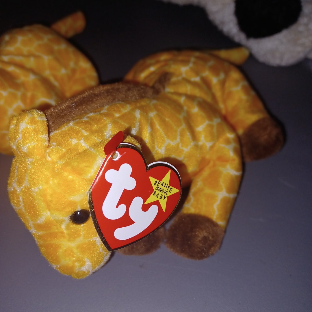 TWIGS GIRAFFE Ty Original Beanie Babies Baby 1995 Plushie New Vintage ...