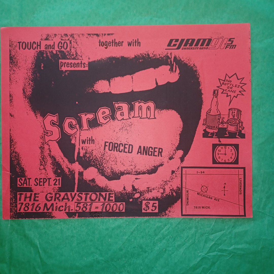 Original Punk Show SCREAM and FORCED ANGER at the Graystone in Detroit ...