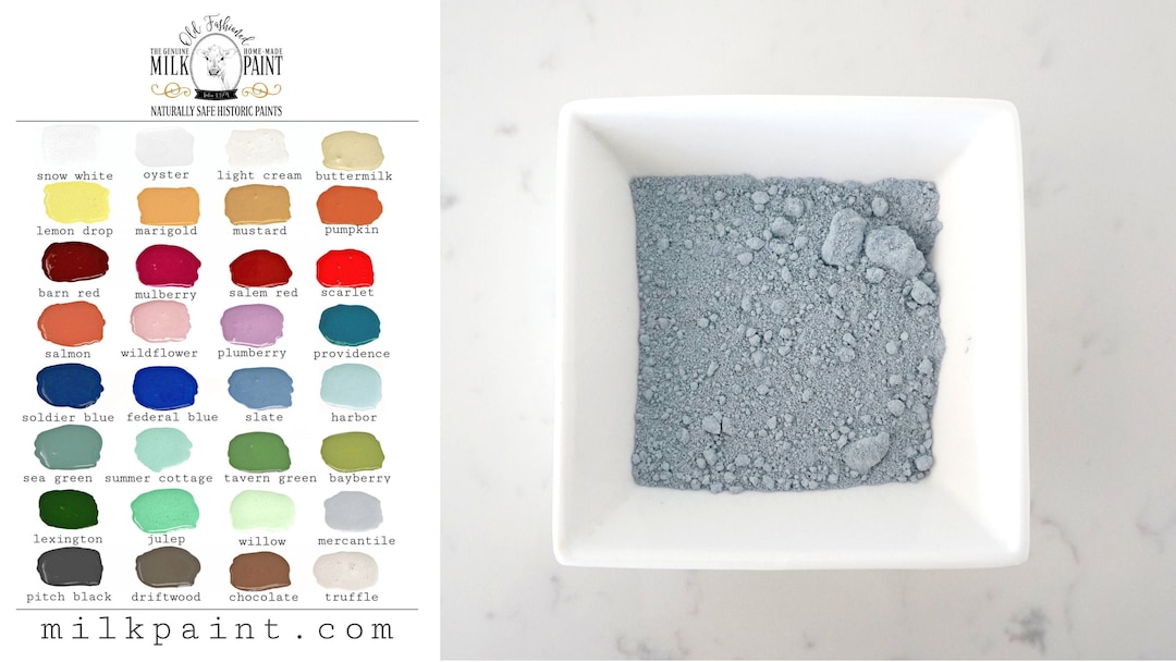 Milk Paint Powder by Old Fashioned Milk Paint - Slate - Etsy