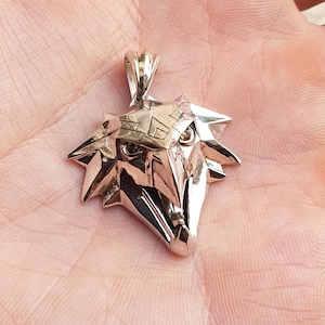 Witcher Amulet, Gryphon School Pendant, Wild Hunt Pendant, Silver ...