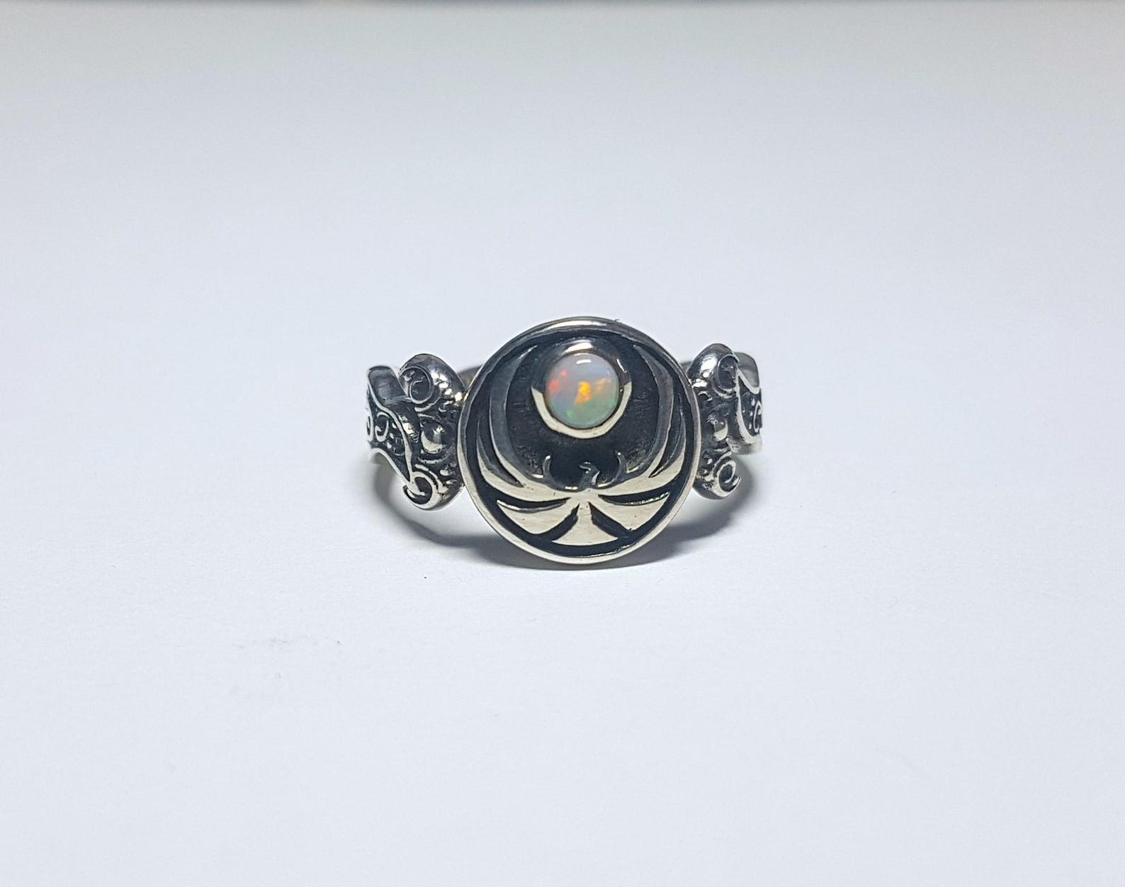 Nightingale Ring, Skyrim Lore Ring, Fantasy Lore Ring, Thieves Guild ...