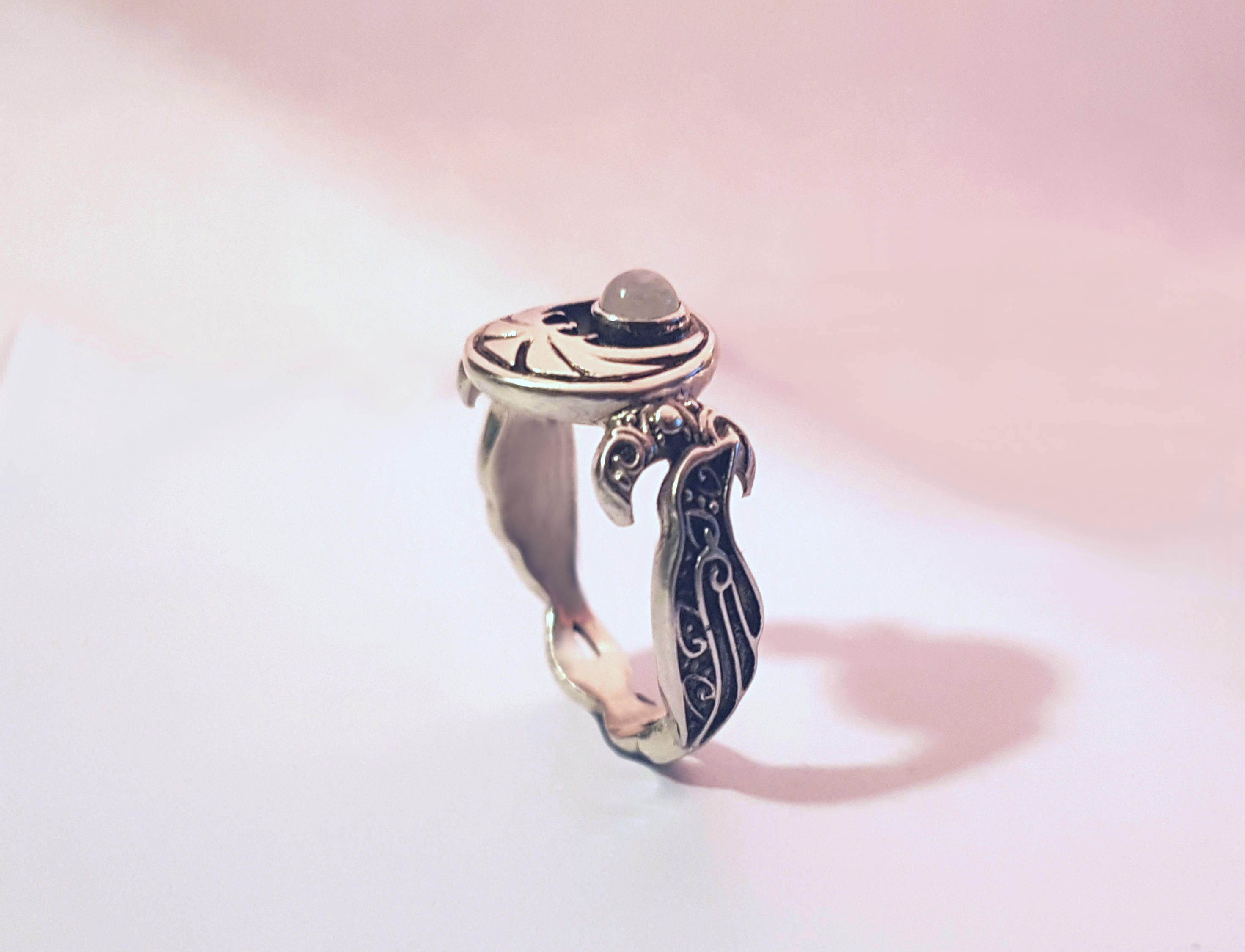 Nightingale Ring, Skyrim Lore Ring, Fantasy Lore Ring, Thieves Guild ...