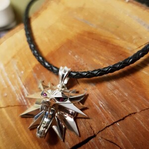 Witcher Amulet, Wolf Pendant, Wild Hunt Pendant, Silver Wolf Head ...