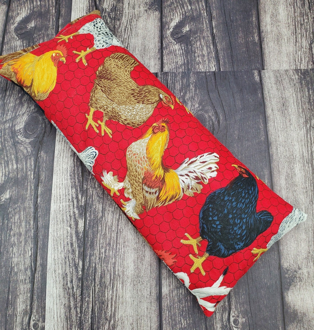 Microwave Heating Pad and Cold Pack With Chickens/hens. Filled With ...