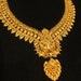 HOLD Fine 22k Gold Indian Necklace, Sacred Geometry, Heart Paisley ...