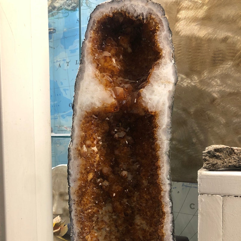 Citrine Geode - Etsy