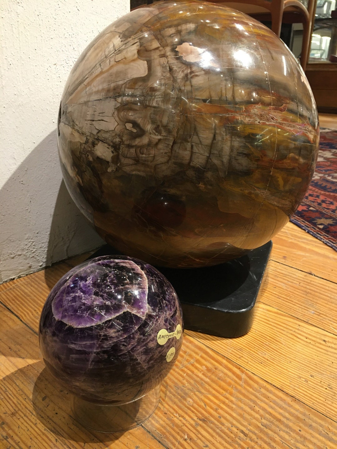 WORLD CLASS Unbelievable Trophy Specimen Huge 13 Round Petrified Wood ...