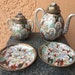 Antique Japanese Satsuma Ware Fine Art Tea Set Porcelain Ceramic Teapot ...