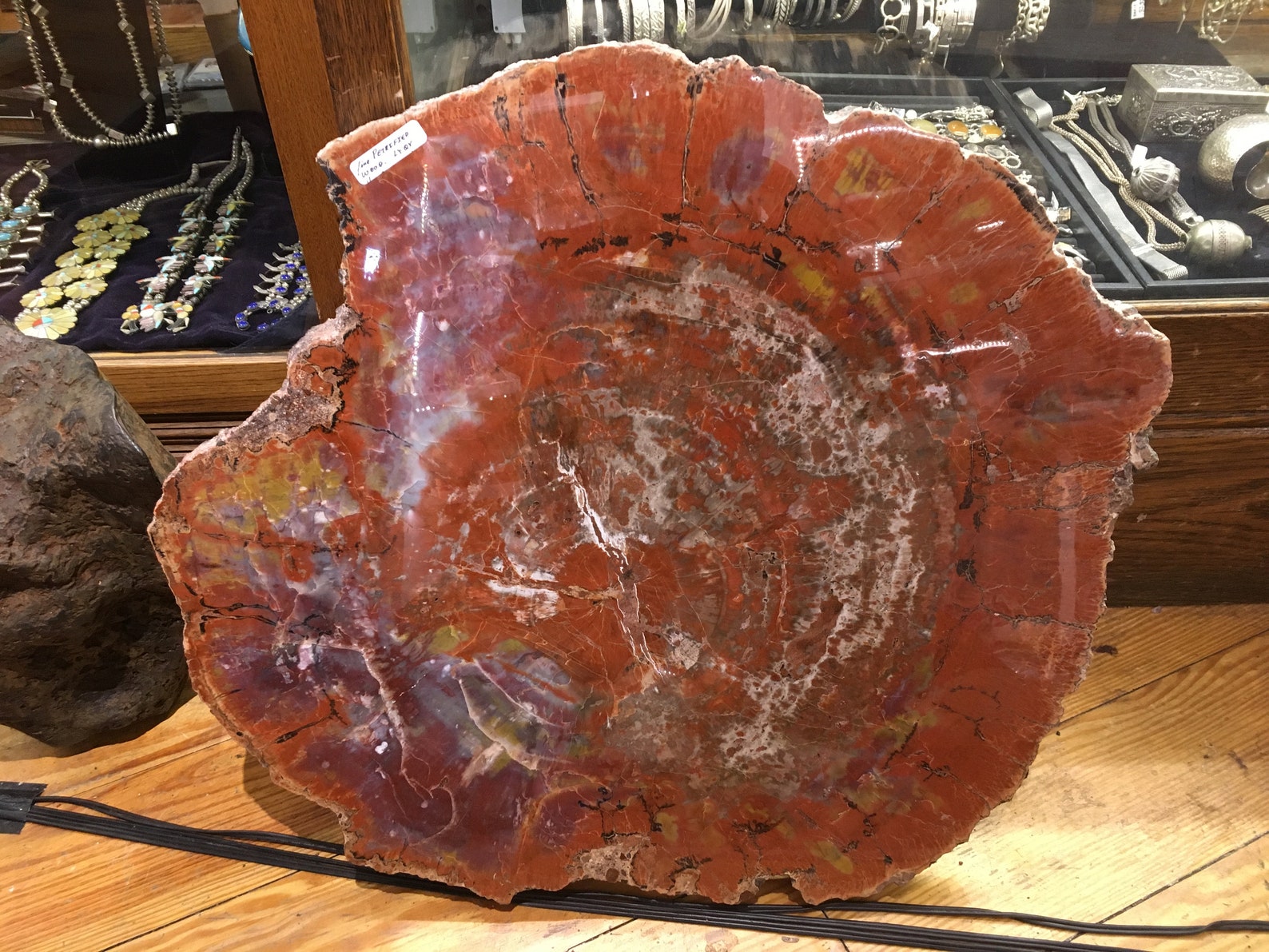 EXTRA FINE Petrified Wood Desirable Red Color Natural Specimen Holbrook ...
