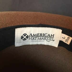 Firm Wide Brim Felt Fedora Cowboy Hat Bohemian Boho Western ...