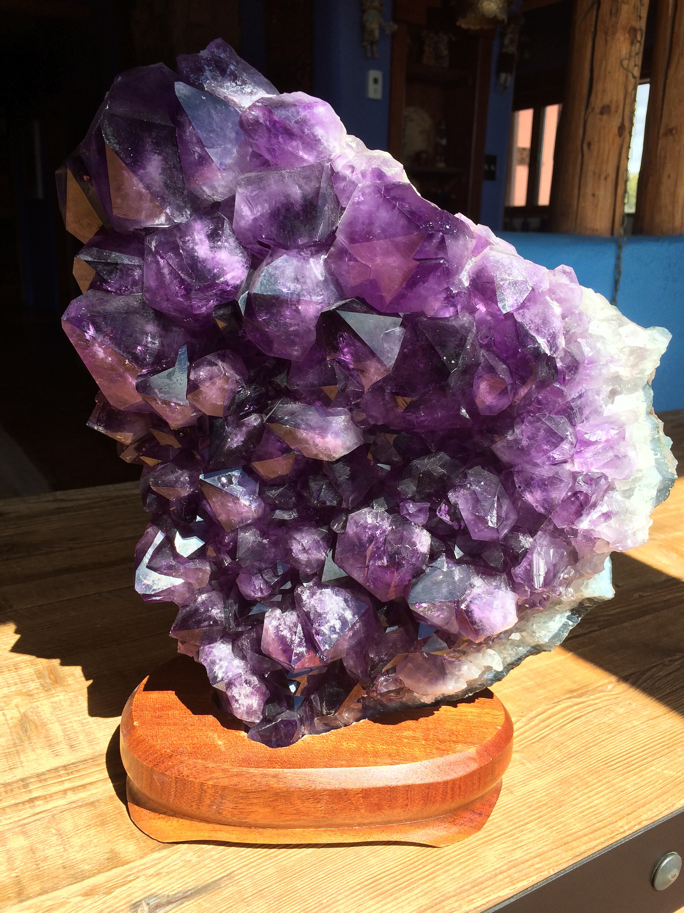 Amethyst cathedral cluster fine high grade top quality deep | Etsy