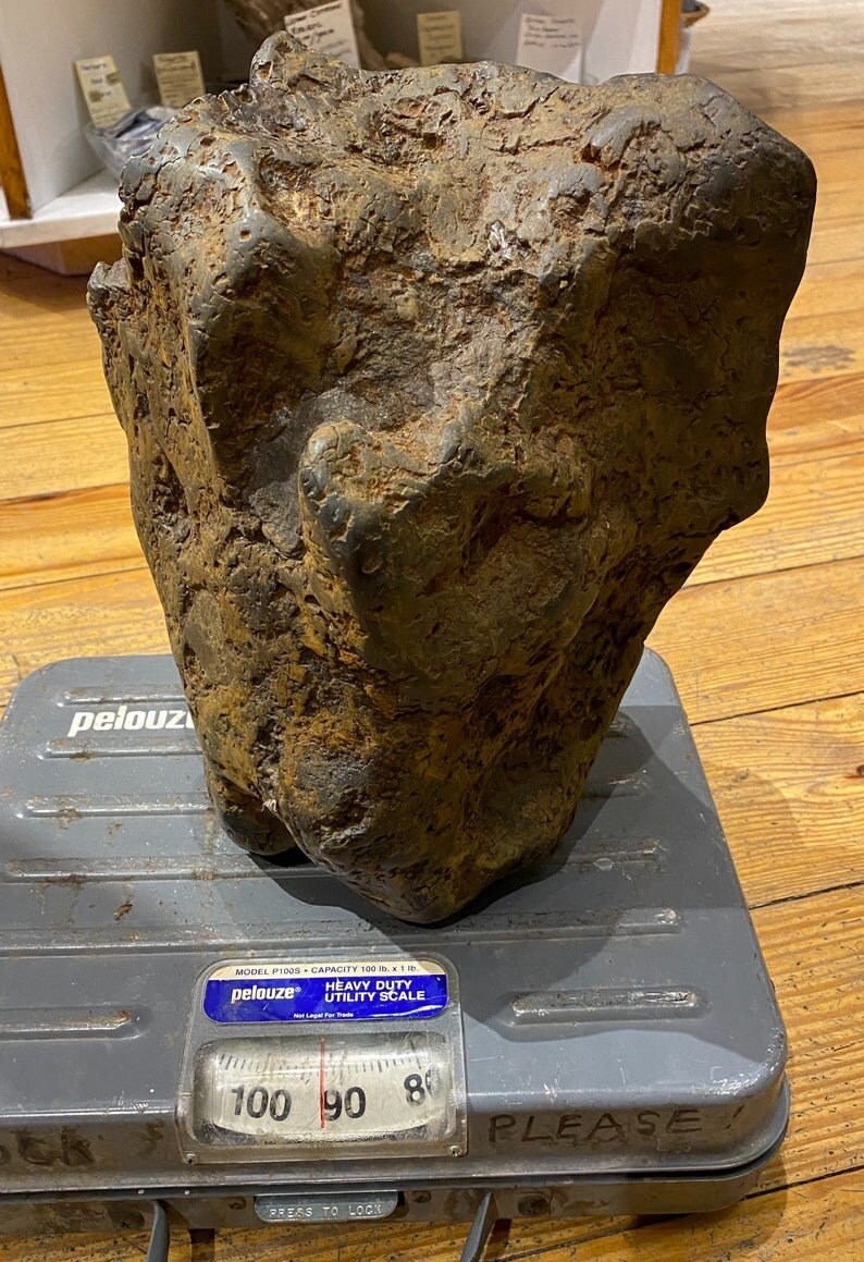 Huge Iron Meteorite, Campo De Cielo, XL Space Rock, Extremely Rare Size ...
