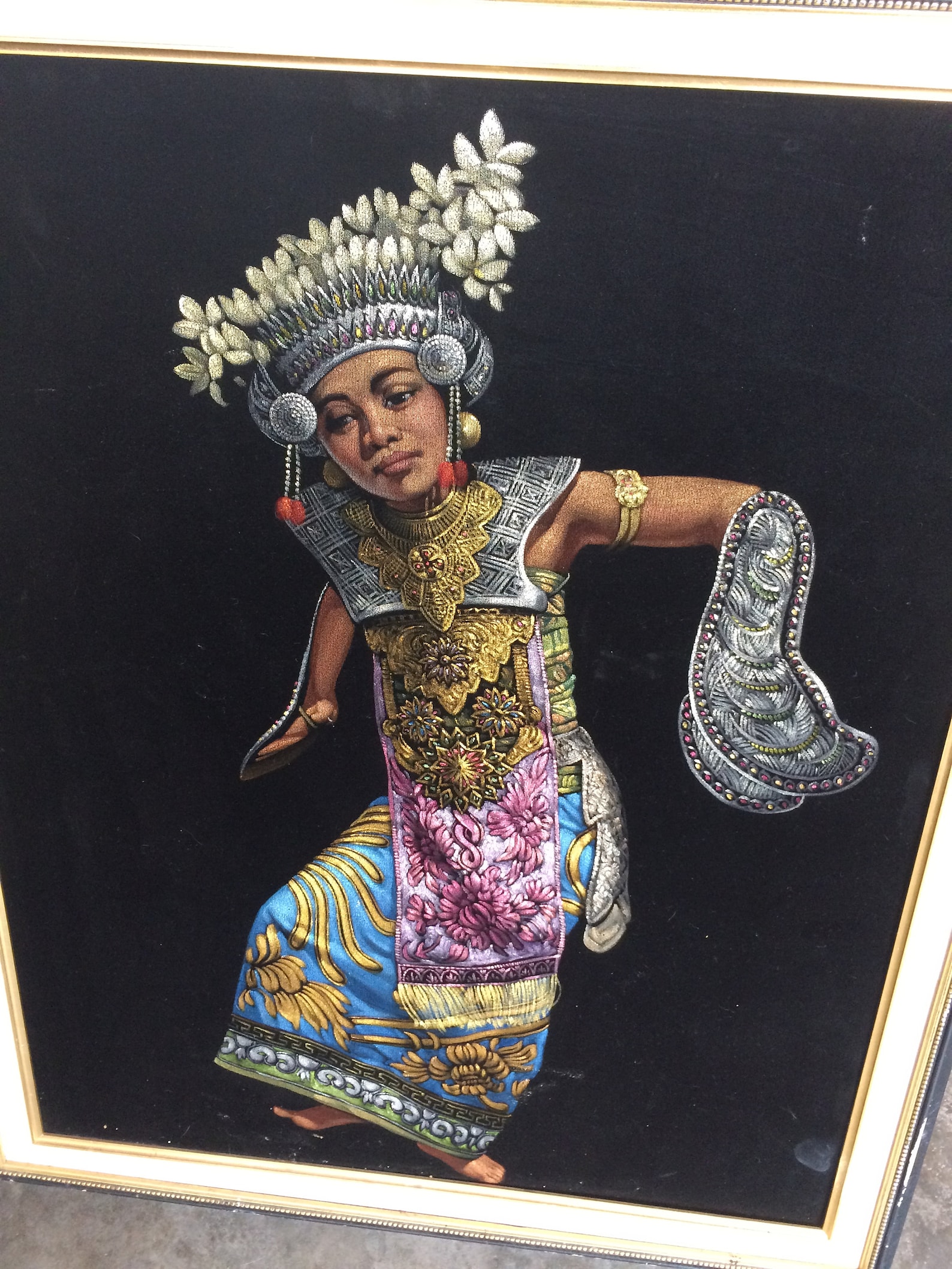 Balinese Bali Balinesian Dance Dancer Spiritual Painting Colorful ...