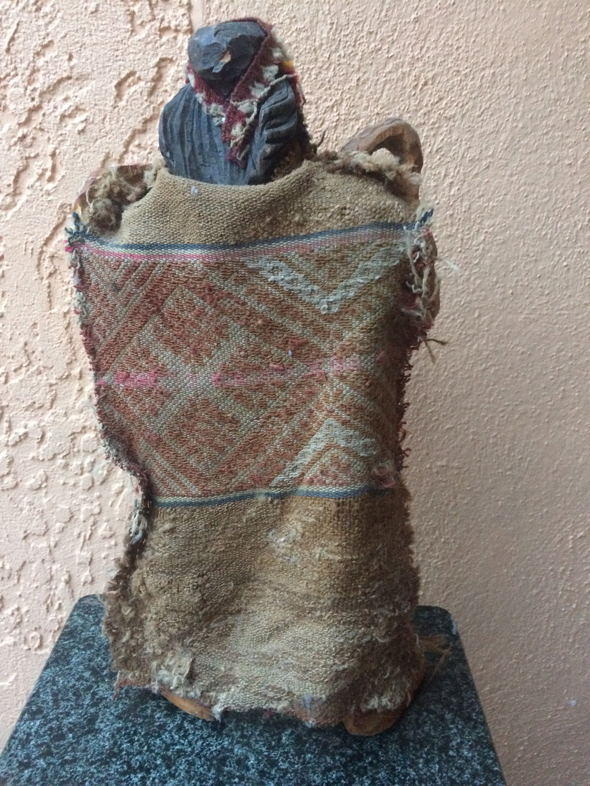 Peru Peruvian Inca Incan Painted Wood Figure Sculpture Mesoamerican ...