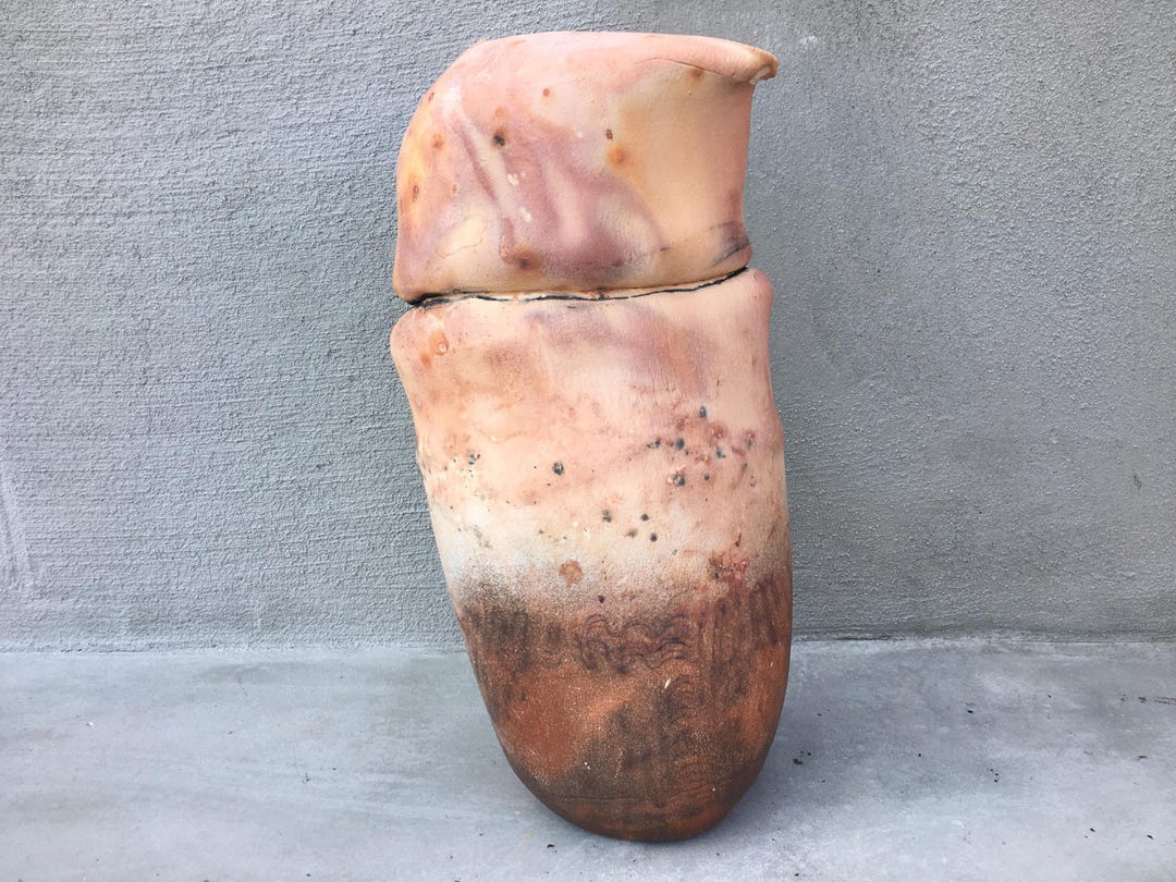 Luisa Baldinger Saggar Fired Ceramic Sculpture Fine Art Ceramics Pot ...