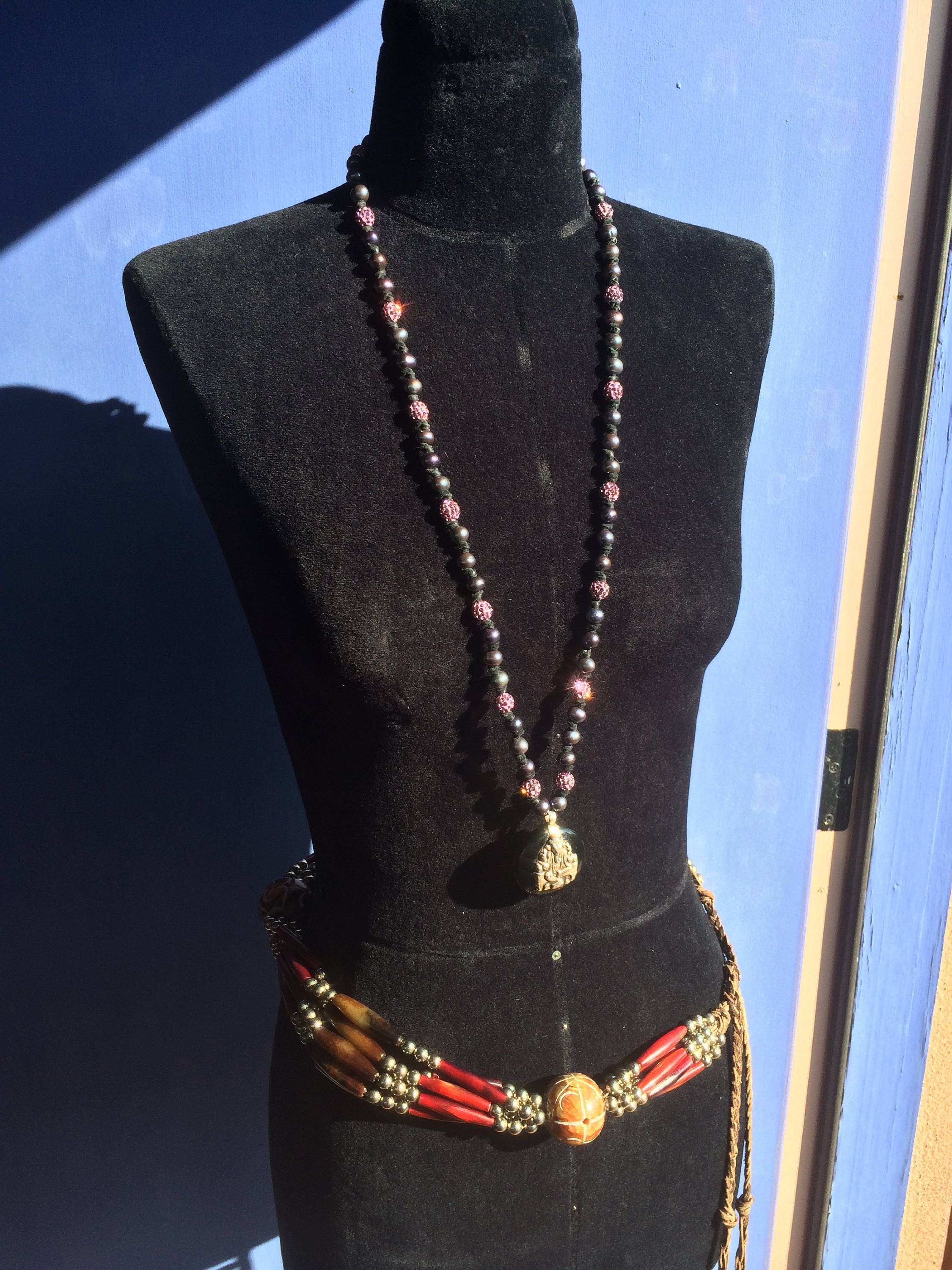 Tibetan Ganesh Ganesha Fish Necklace Sterling Silver Repousse - Etsy