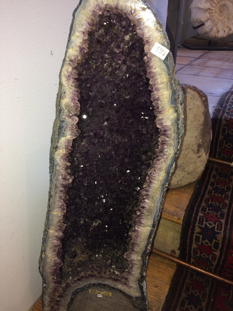 Huge XL Amethyst Cathedral Extra Large Raw Natural Brazilian Brazil ...