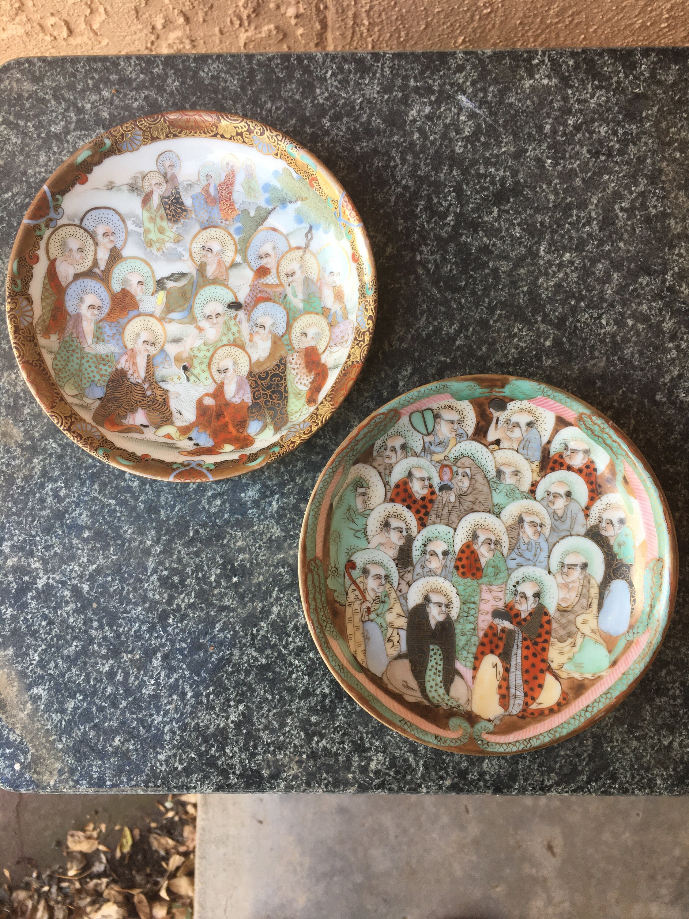 Antique Japanese Satsuma Ware Fine Art Tea Set Porcelain Ceramic Teapot ...