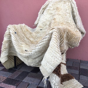 GONE Rare Anatolian Tulu Turkish Shepherd Coat Cloak Cape Undyed Long ...